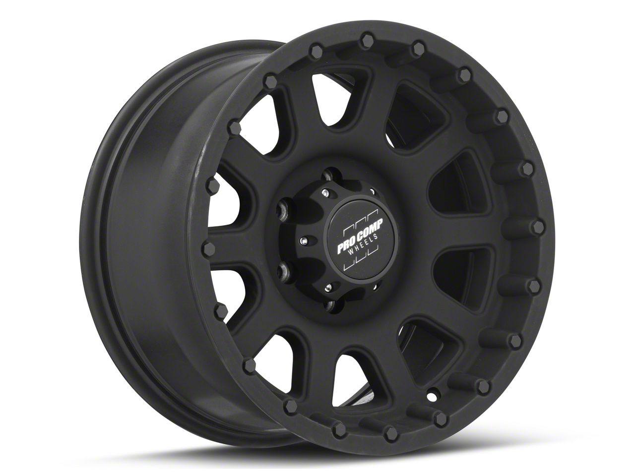 Pro Comp Wheels Tacoma 32 Series Matte Black 6-Lug Wheel - 17x9; -6mm ...