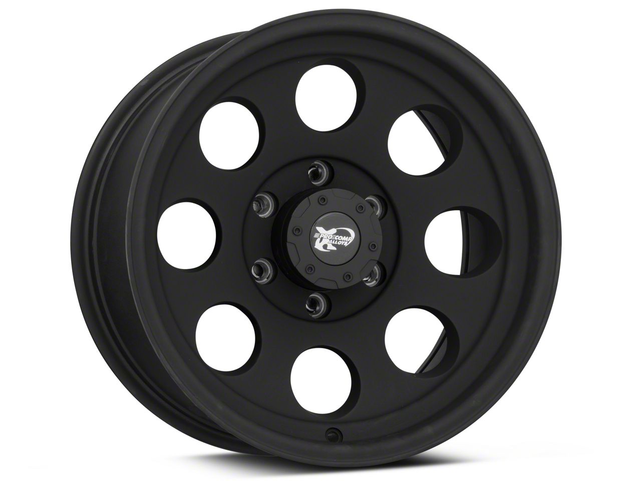 Pro Comp Wheels Tacoma 69 Series Vintage Flat Black 6-Lug Wheel; 17x9 ...