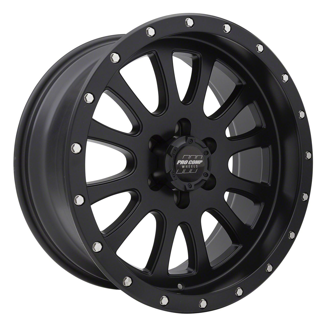 Pro Comp Wheels Tacoma Syndrome Satin Black 6-Lug Wheel - 20x9; 0mm ...