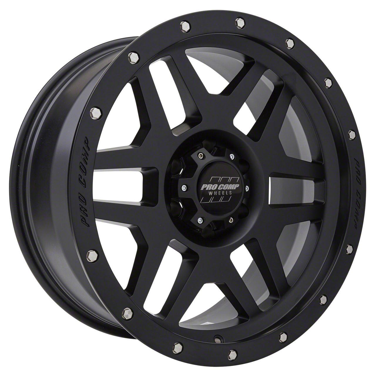 Pro Comp Wheels Toyota 4-Runner Phaser Satin Black 6-Lug Wheel; 20x9 ...