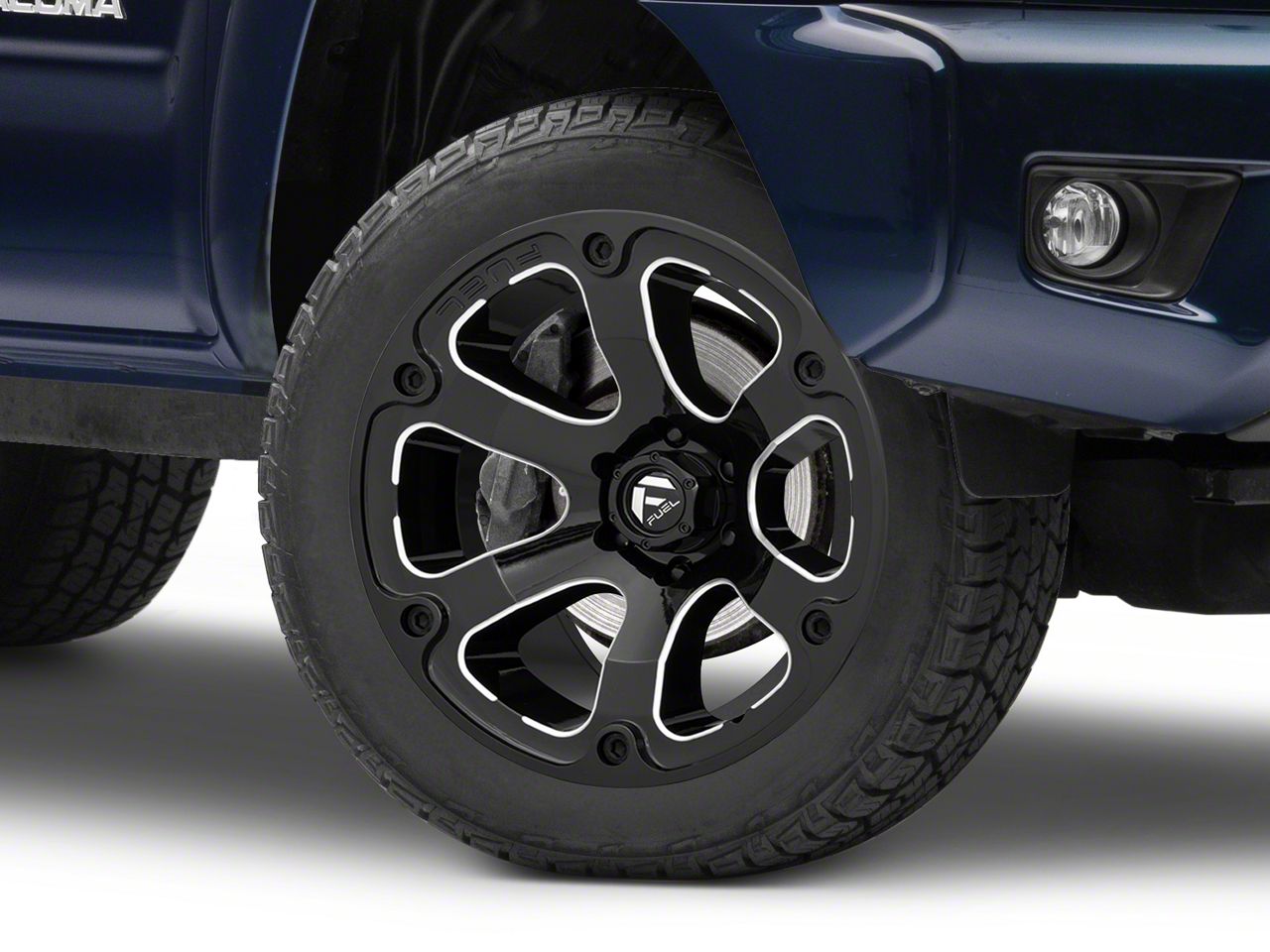 Fuel Wheels Toyota 4-Runner Beast Gloss Black Milled 6-Lug Wheel; 20x10 ...