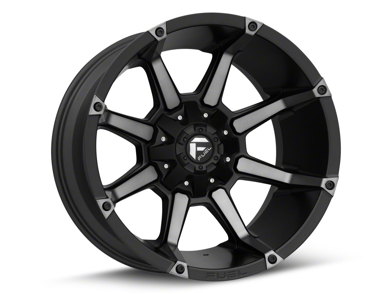 Fuel Wheels Tacoma Coupler Matte Black Machined 6-Lug Wheel; 20x10 ...