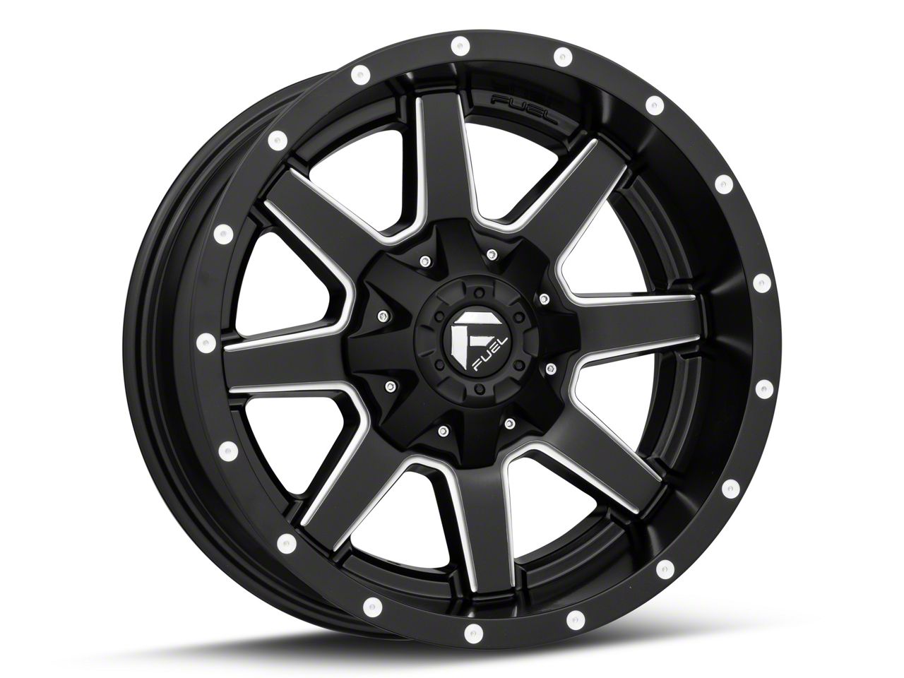 Fuel Wheels Tacoma Maverick Matte Black Milled 6-Lug Wheel; 18x9; -12mm ...