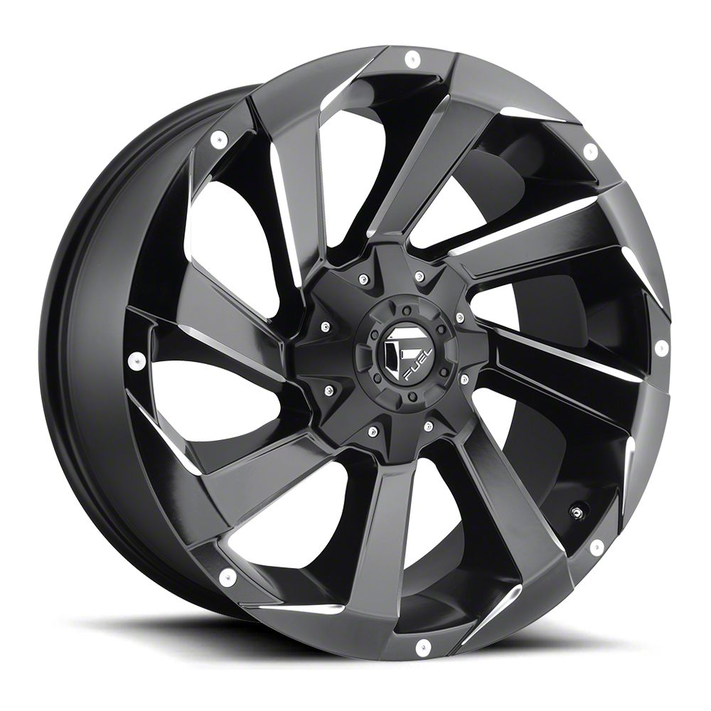 Fuel Wheels Toyota 4-Runner Razor Matte Black Milled 6-Lug Wheel; 18x9 ...