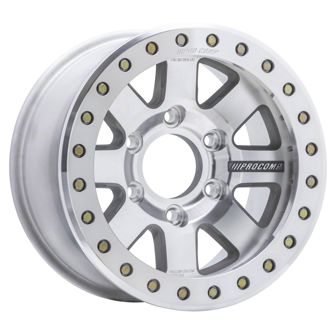 Pro Comp Wheels Tacoma Trilogy Race Machined 6-Lug Wheel - 17x9; -30mm ...