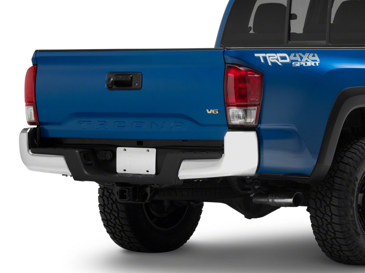 Tacoma Replacement Rear Bumper; Chrome (16-23 Tacoma) - Free Shipping