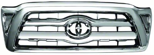 Tacoma Upper Replacement Grille; Chrome (05-10 Tacoma)