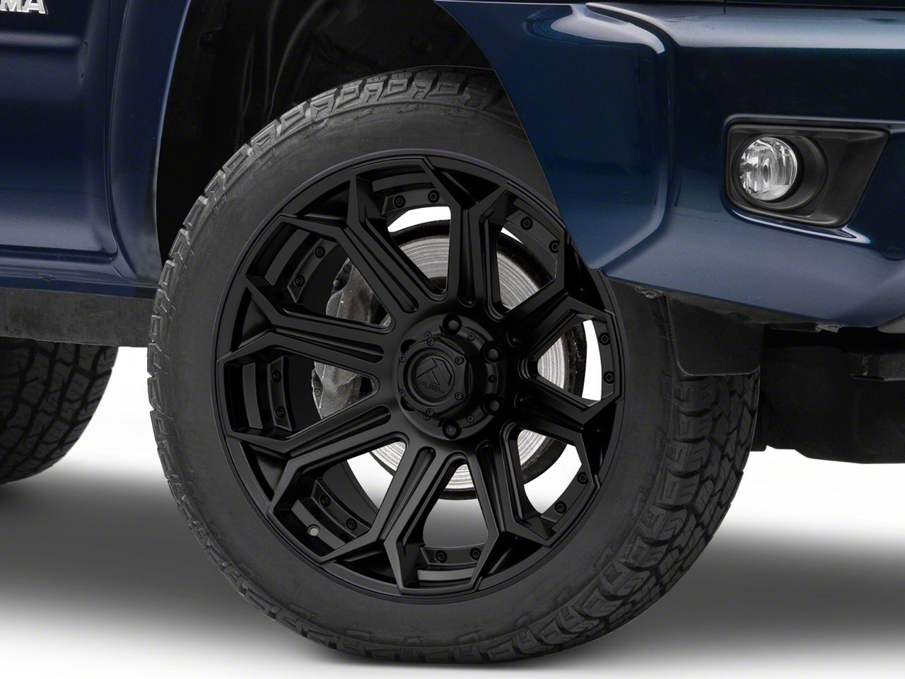 Fuel Wheels Tacoma Siege Matte Black 6-Lug Wheel; 22x10; -18mm Offset ...