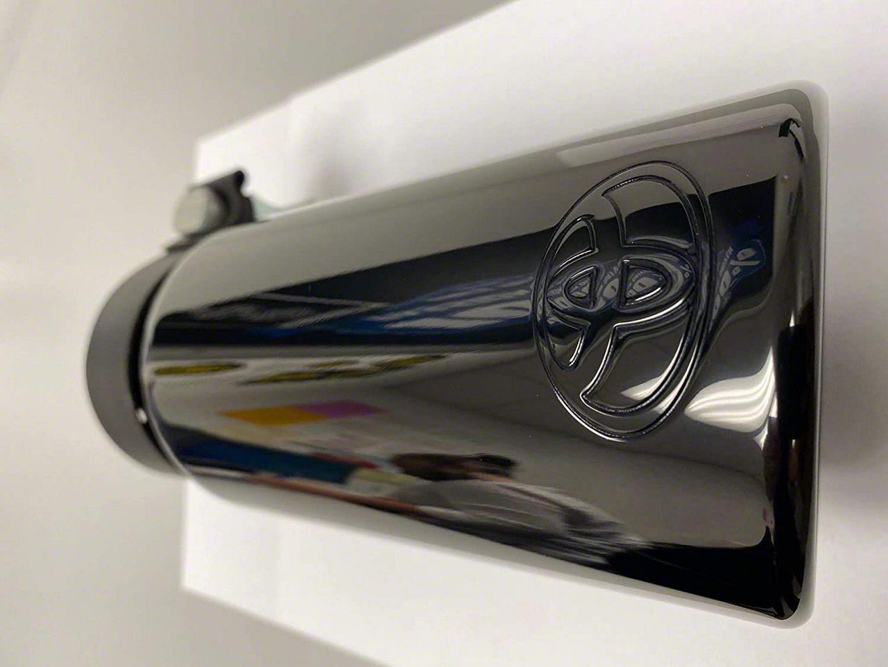 Toyota Tacoma Exhaust Tip; Black Chrome PT932-35180-02 (16-23 Tacoma ...
