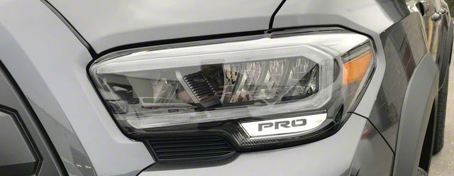 Toyota Tacoma 2020 TRD Pro Headlights; Black Housing; Clear Lens ...