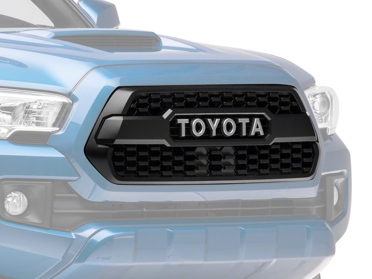 Toyota Tacoma TRD Pro Upper Replacement Grille; Matte Black PT228-35170 ...