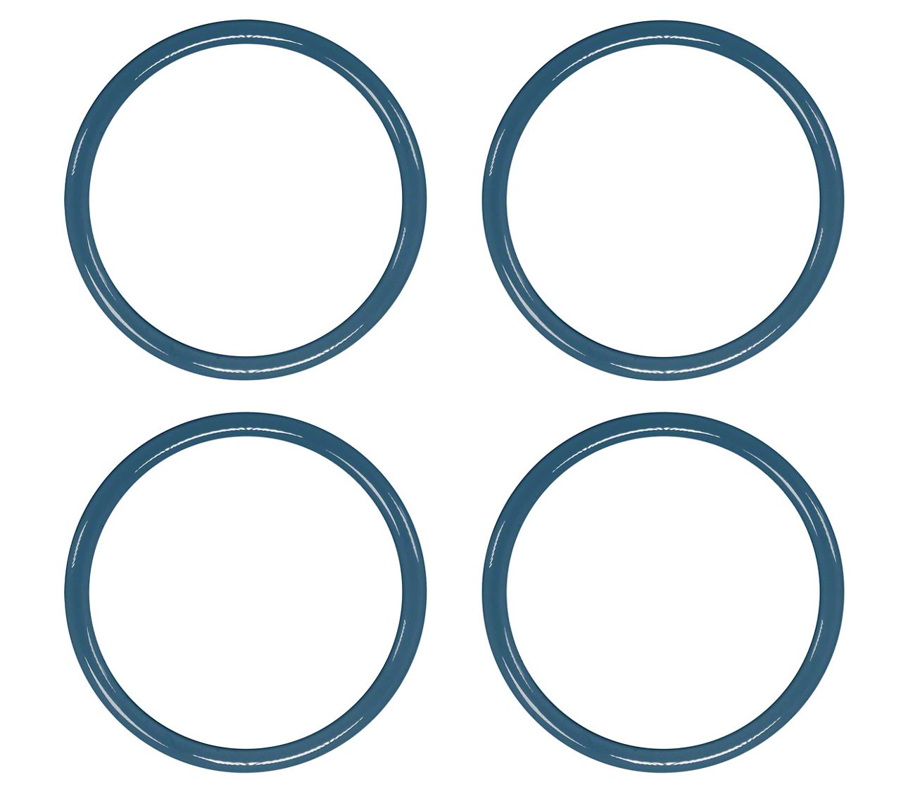 Tacoma A/C Vent Ring Accents; Cavalry Blue (16-23 Tacoma) - Free Shipping