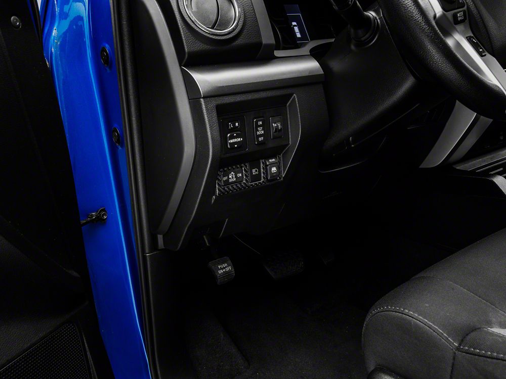 RedRock Switch Panel Trim; Carbon Fiber (14-21 Tundra) | RedRock