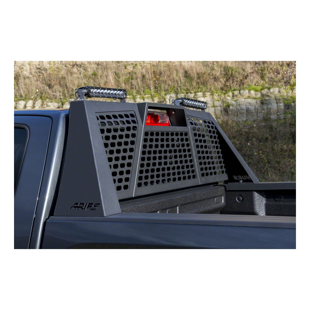 Tundra Switchback Headache Rack; Carbide Black (07-21 Tundra Regular ...