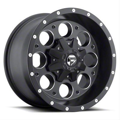 Fuel Wheels Tundra Revolver Matte Black Milled 5-Lug Wheel; 20x9; 1mm ...