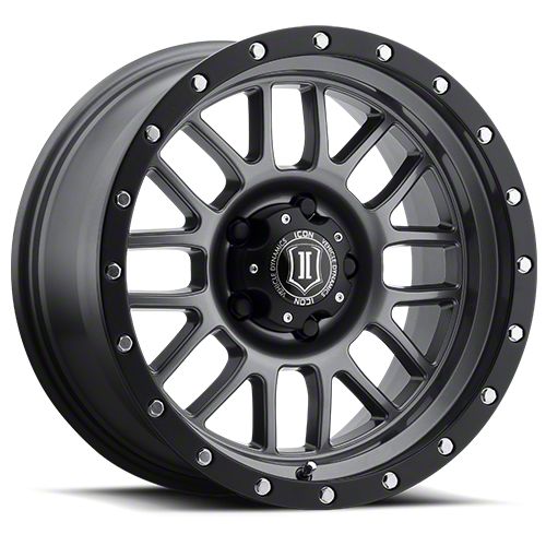 ICON Alloys Tundra Alpha Gunmetal 5-Lug Wheel; 20x9; 16mm Offset ...