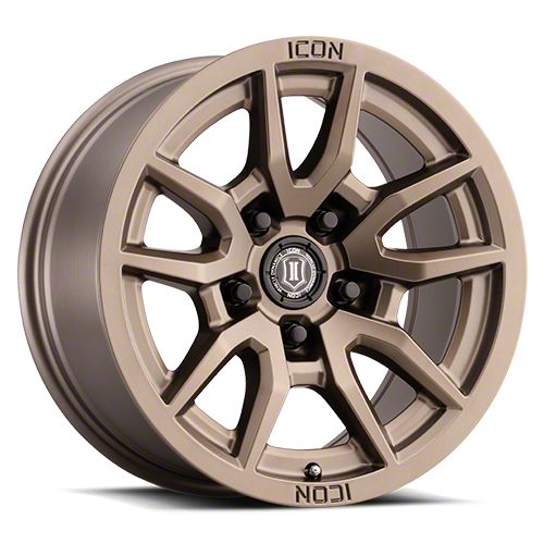 ICON Alloys Tundra Vector 5 Bronze 5-Lug Wheel; 17x8.5; 25mm Offset ...