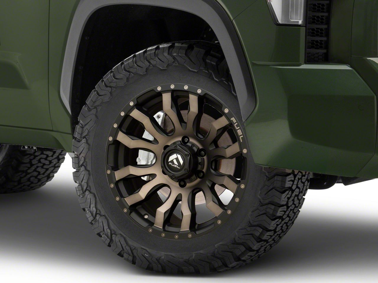 Fuel Wheels Tundra Blitz Matte Black Double Dark Tint 6-Lug Wheel; 20x9 ...