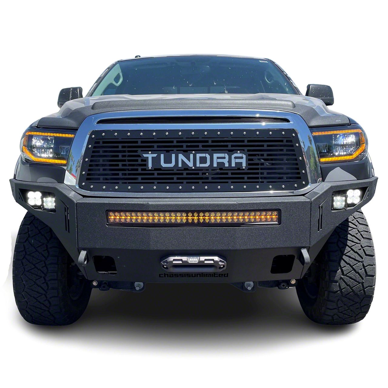 Chassis Unlimited Tundra Octane Series Winch Front Bumper; Black ...