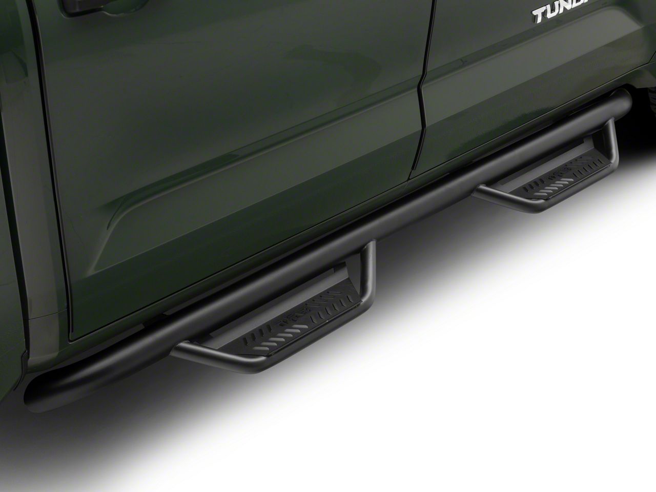 N-Fab Tundra Cab Length Podium Nerf Side Step Bars; Textured Black ...