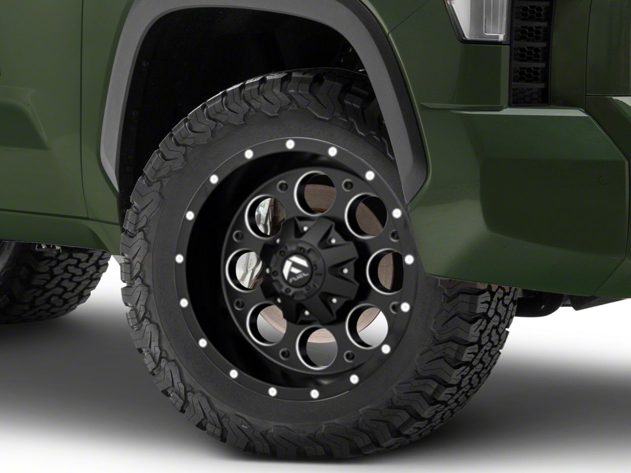Fuel Wheels Tundra Revolver Matte Black Milled 6-Lug Wheel; 20x9; 1mm ...