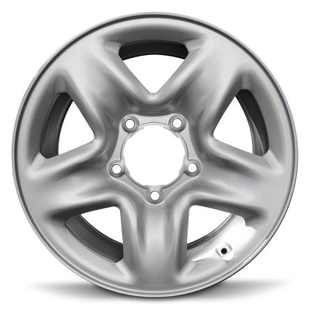 Tundra 5-Spoke Replica Steel Silver 5-Lug Wheel; 18x8; 60mm Offset (14 ...