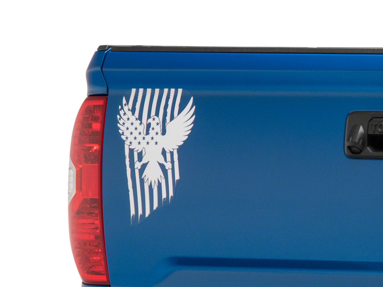 SEC10 Tundra Eagle Stars and Stripes Decal; White T580531 (Universal ...