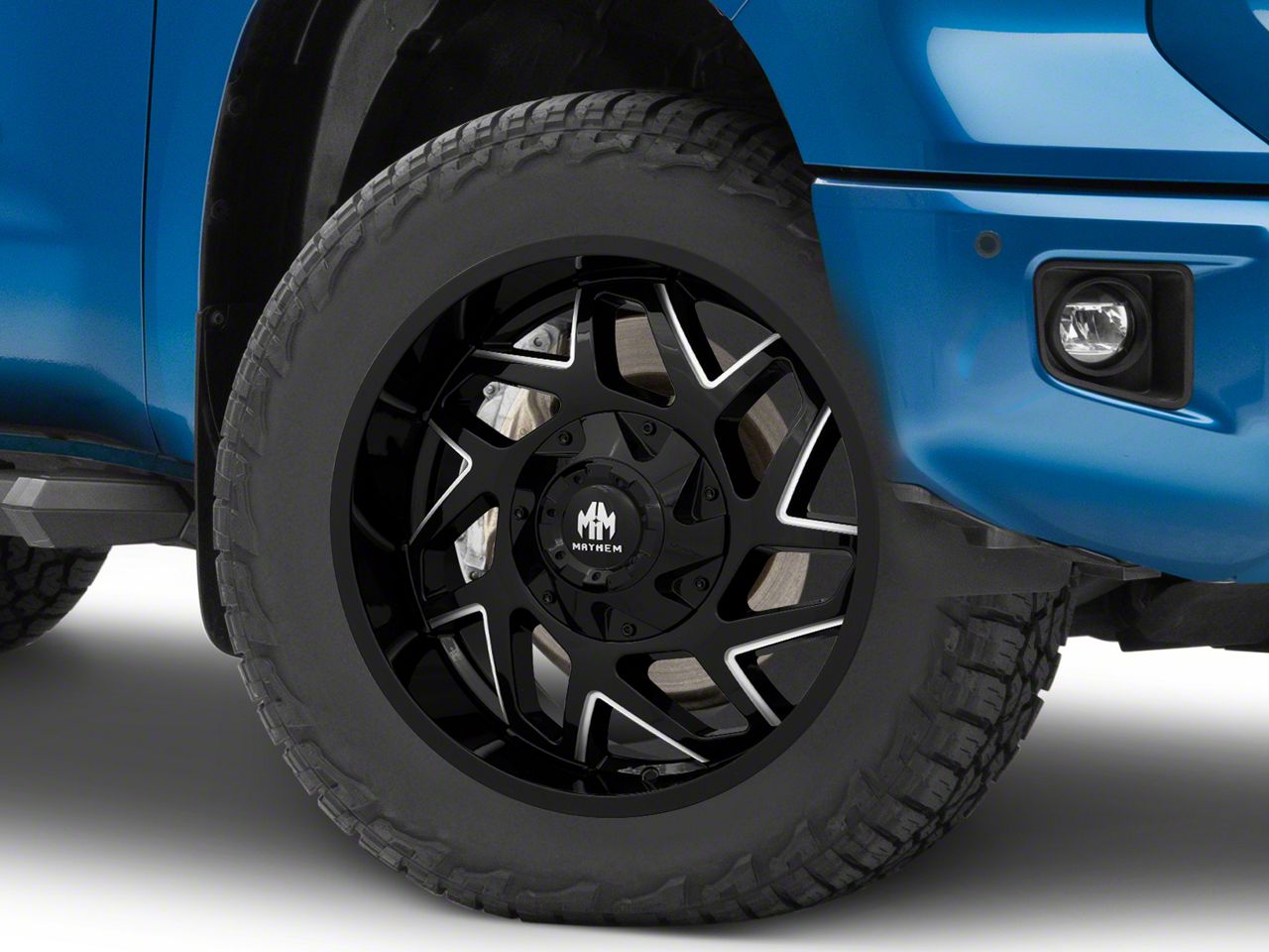 Mayhem Wheels Tundra Hatchet Gloss Black Milled 5-Lug Wheel; 20x9; 0mm ...