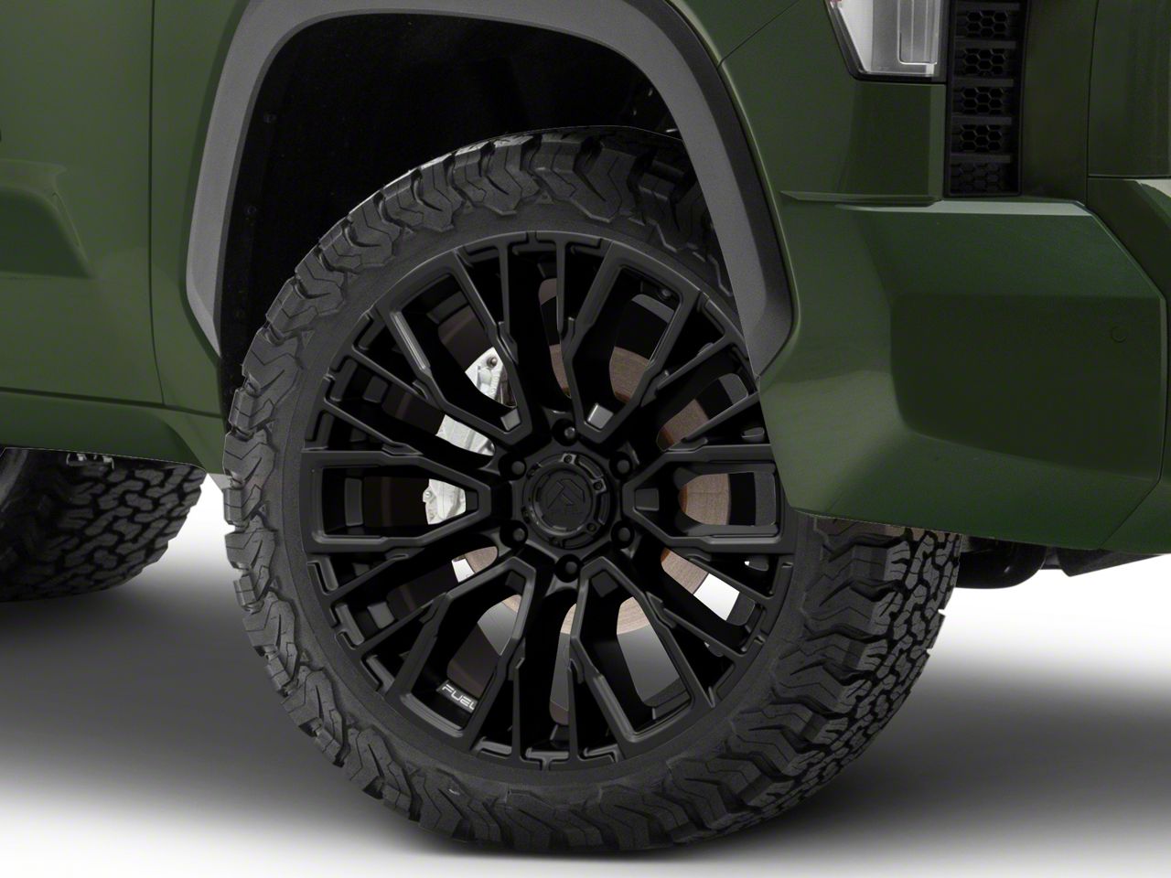 Fuel Wheels Tundra Rebar Blackout 6-Lug Wheel; 22x12; -44mm Offset ...