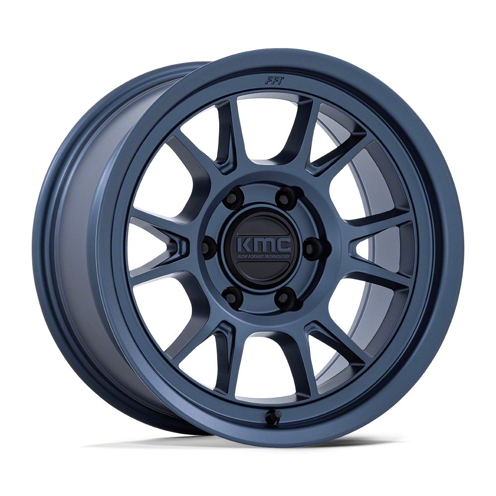KMC Tundra Range Metallic Blue 5-Lug Wheel; 17x8.5; 0mm Offset ...