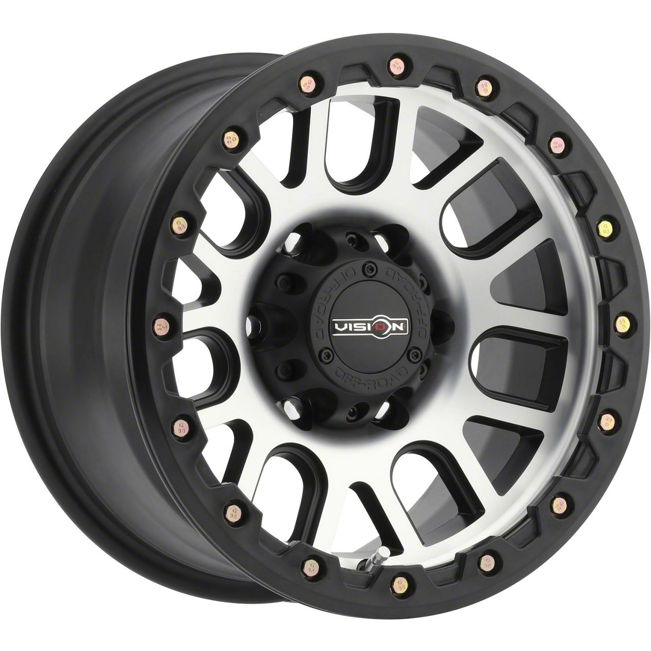 Vision Off-Road Tundra 111 Nemesis Matte Black Machined 5-Lug Wheel ...