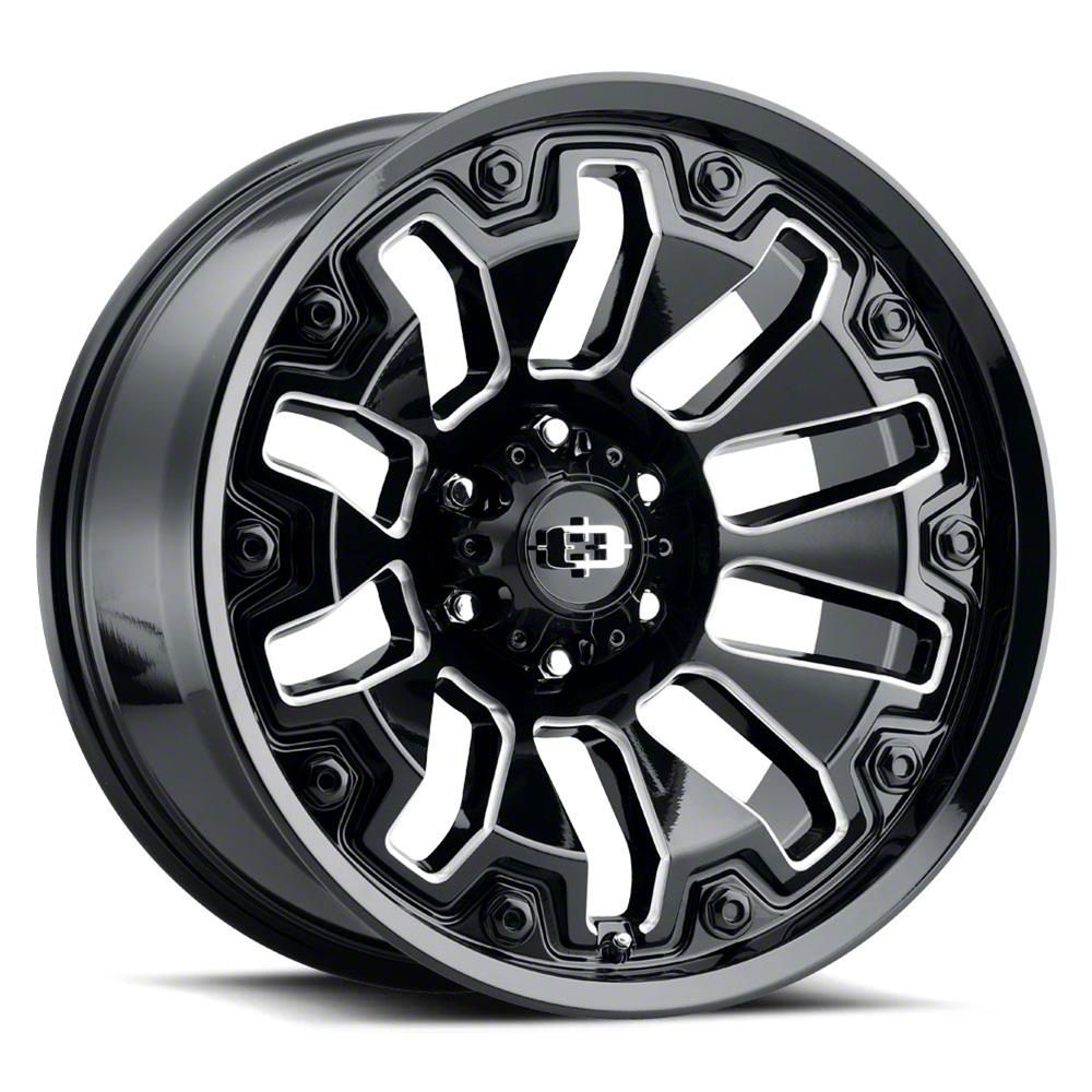 Vision Off-Road Tundra 362 Armor Gloss Black Milled with Black Bolt ...
