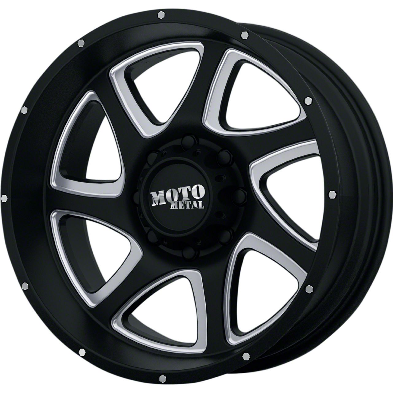 Moto Metal Tundra MO976 Satin Black Milled 5-Lug Wheel; 20x9; 0mm ...