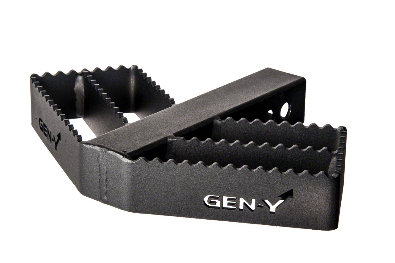 Gen-Y Hitch Jeep Wrangler Serrated 2-Inch Receiver Hitch Step; 300 lb ...