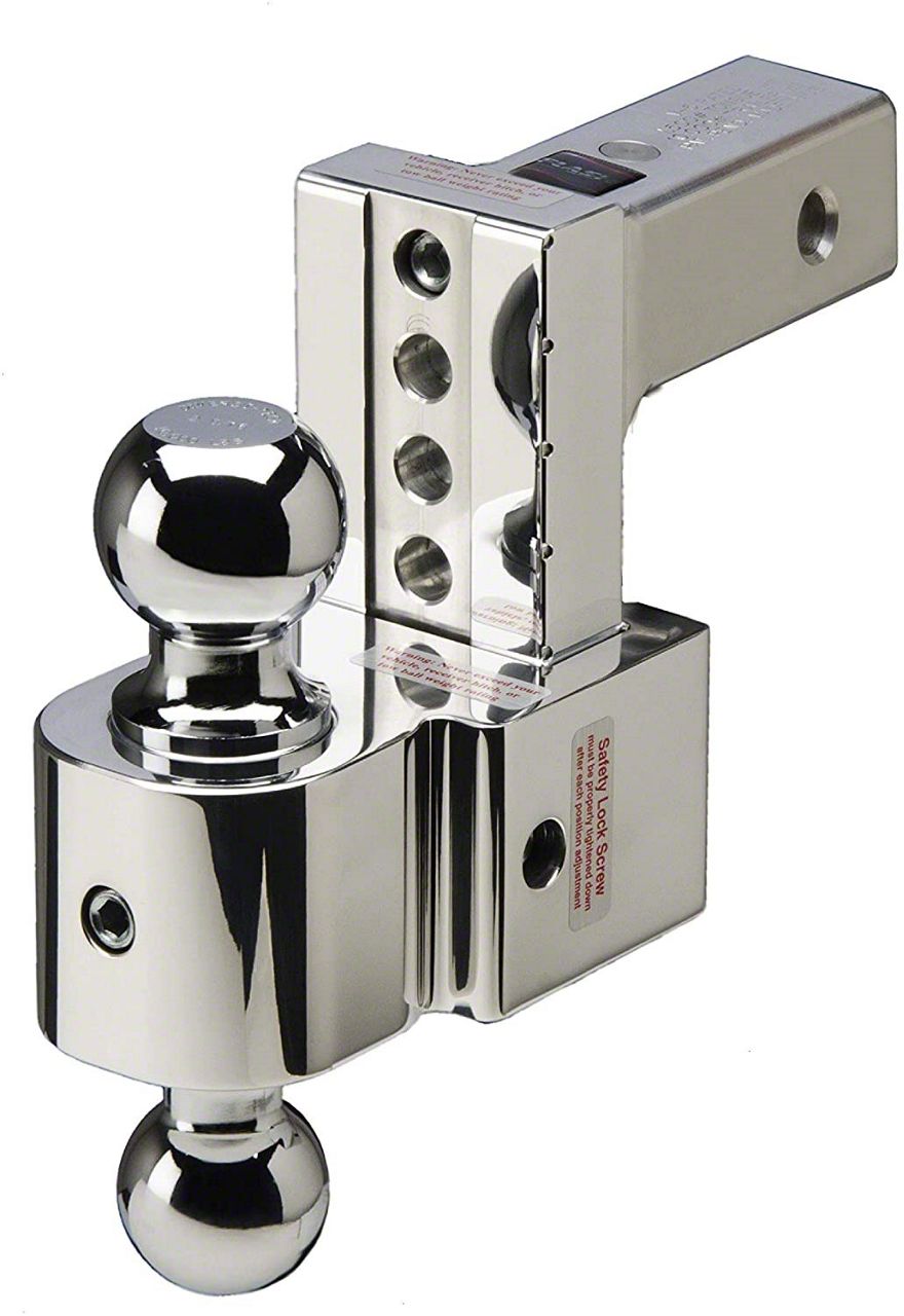 Bronco FLASH STBM Series 2-Inch Receiver Hitch Anti-Rattle Adjustable ...