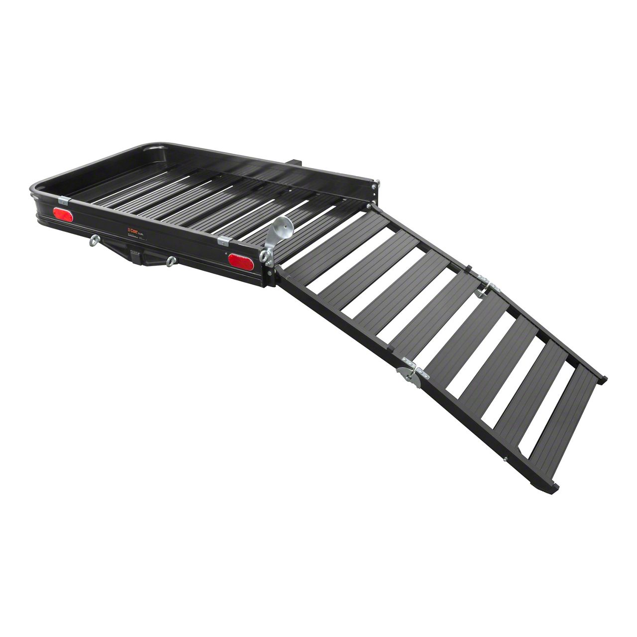 Jeep Wrangler 2-Inch Receiver Hitch Cargo Carrier with Ramp; 50-Inch x ...