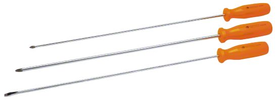 Tundra Long Shaft Screwdriver Set; 3-Piece Set