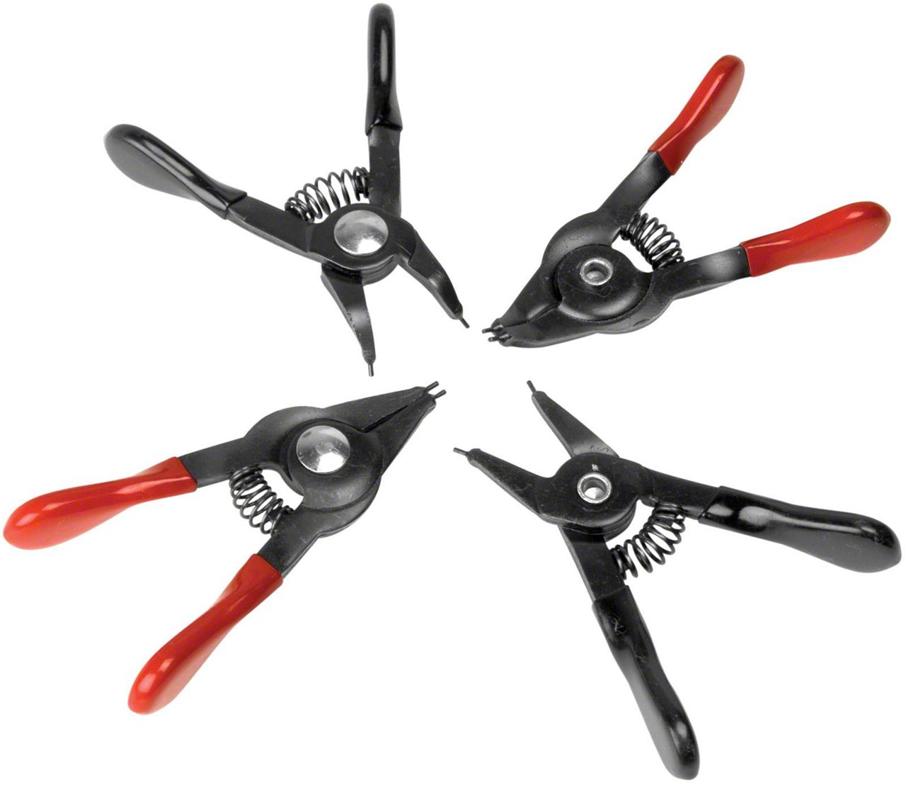 Bronco Mini Snap Ring Set Pliers; 4-Piece Set - Free Shipping