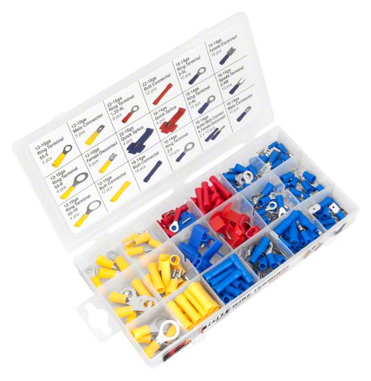 Jeep Wrangler Wire Terminal Assortment; 160-Piece Set
