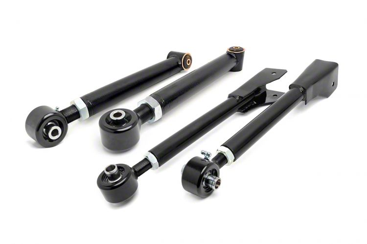 Rough Country Jeep Cherokee Adjustable Front Control Arms for 0 to 6 ...