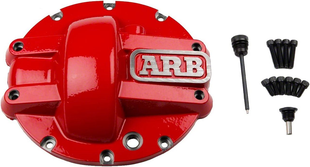 ARB Jeep Cherokee Chrysler 8.25-Inch Differential Cover; Red 0750005 (84-01 Jeep Cherokee XJ ...