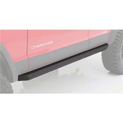 Smittybilt Jeep Cherokee XRC Rock Sliders; Textured Black 76853 (84-01 ...