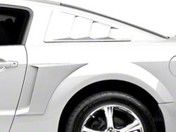 SHR Mustang Flush-Mount Quarter Window Louvers; Unpainted S297-300 (10 ...