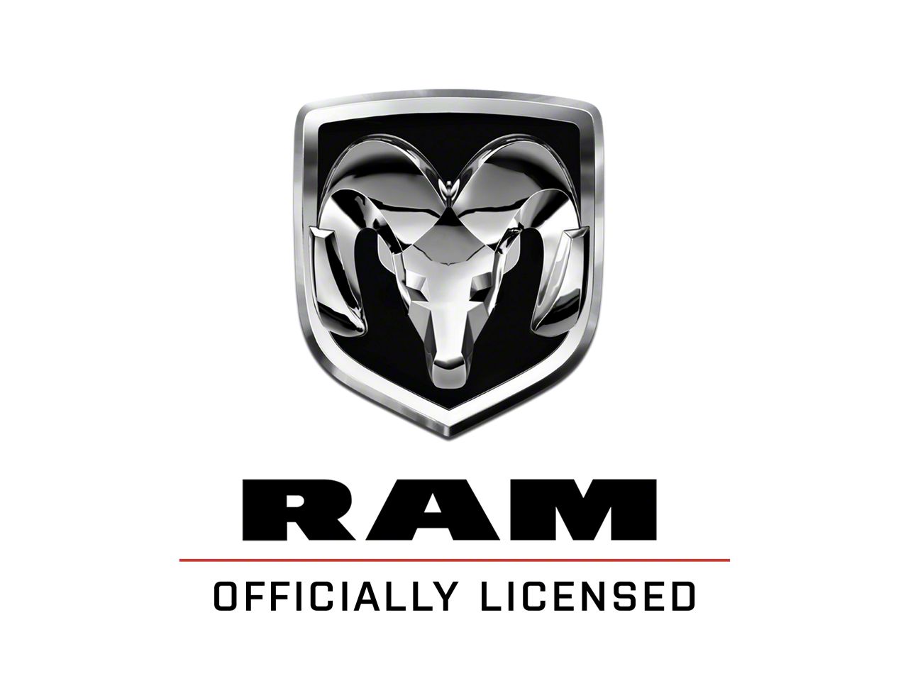 RAM Officially Licensed RAM 1500 RAM with Head and Logo Windshield ...