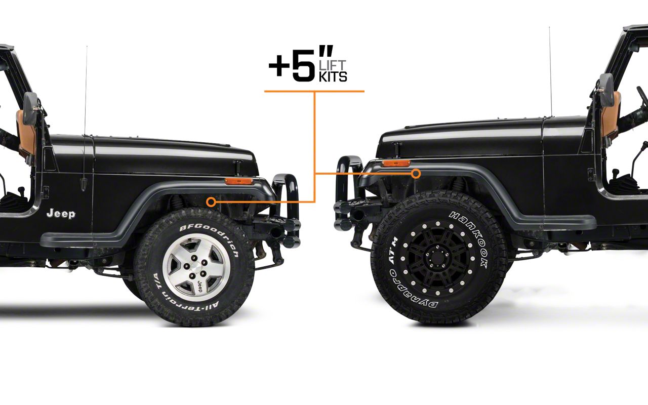 1987-1995 Jeep YJ Lift Kits | Wrangler | ExtremeTerrain